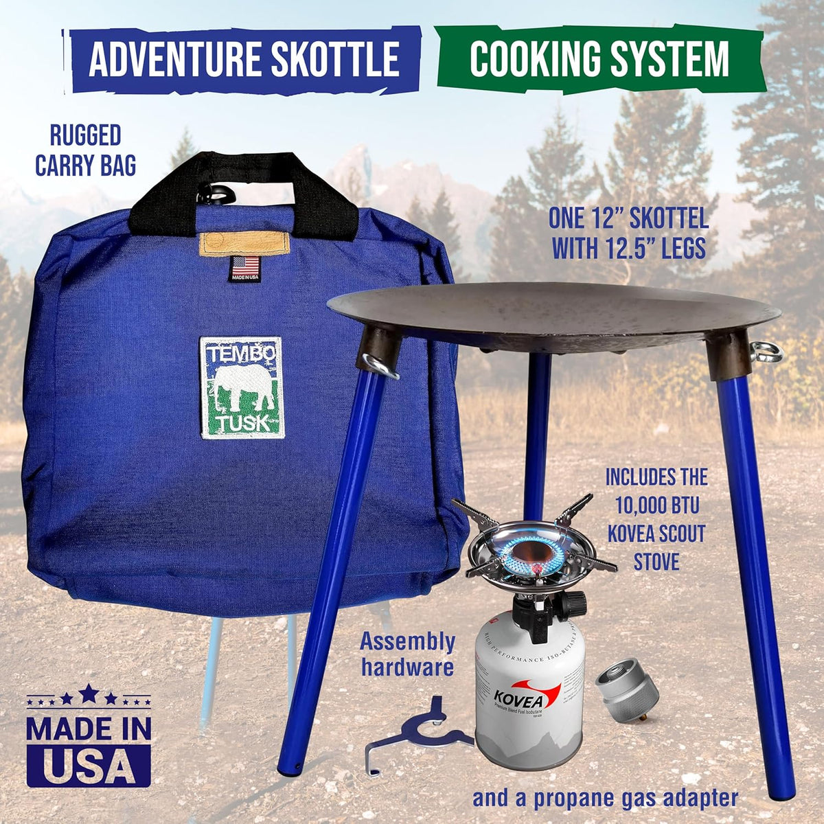 Adventure Skottle Grill Kit – Spirit of 1876
